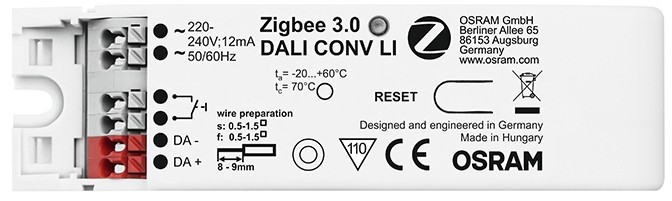 De Zigbee 3.0 DALI converter : draadloze Dali-installaties | Technische ...